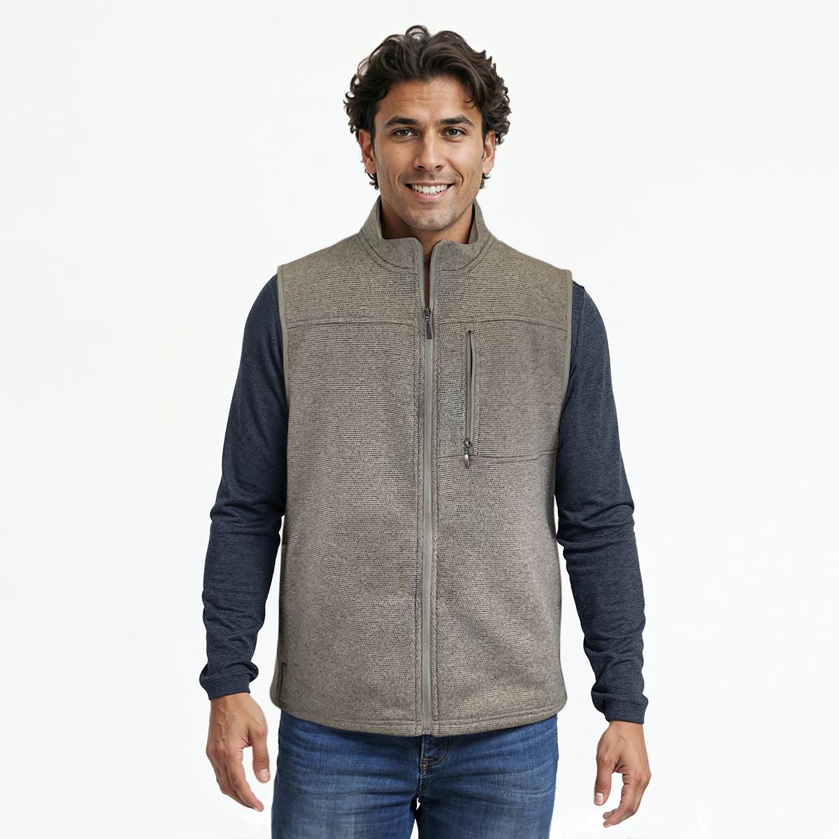 Click here for Mens IZOD(R) Marled Fleece Vest prices